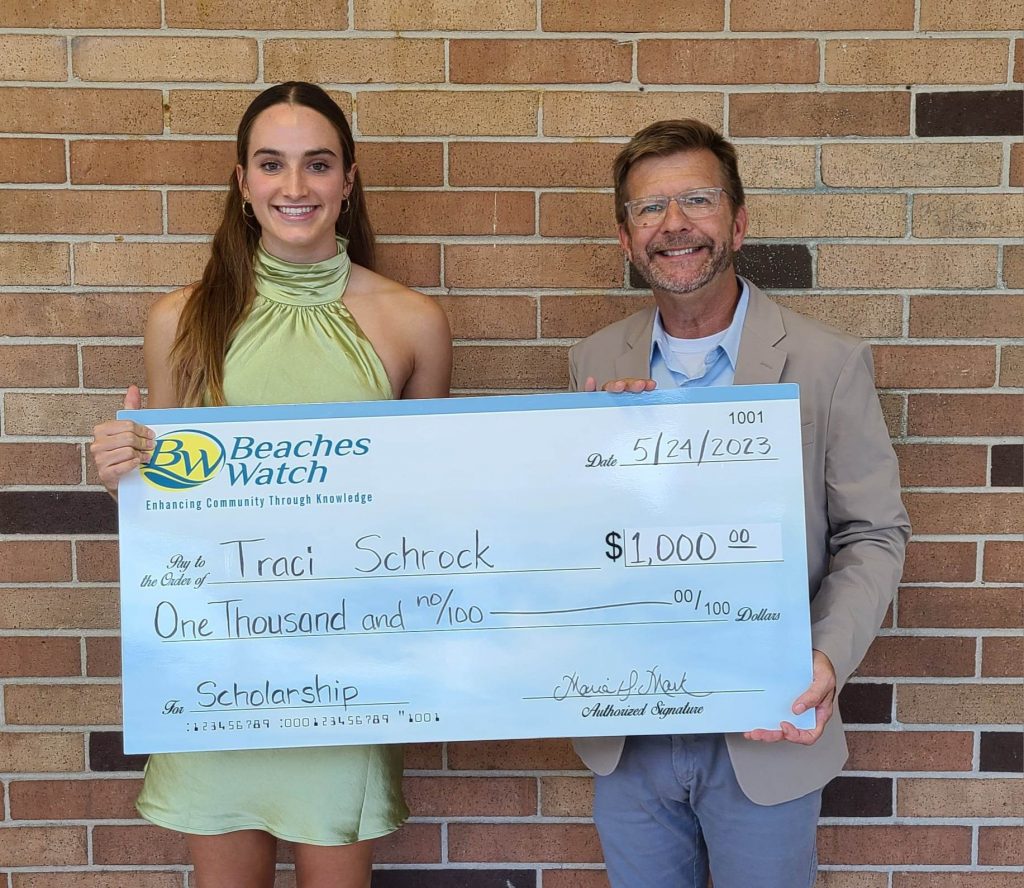 Beaches Watch Presents Fland Sharp Memorial Scholarship to Fletcher ...